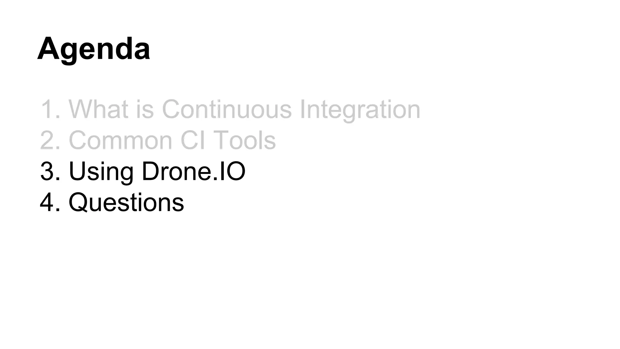 Continuous integration with Drone.IO