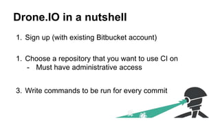 Continuous integration with Drone.IO