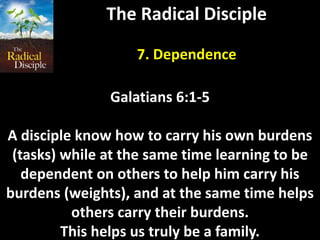 The Radical Disciple - Ps Ashish Raichur | PPTX | Christianity ...