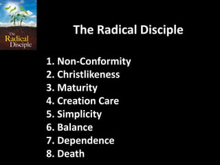 The Radical Disciple - Ps Ashish Raichur | PPTX | Christianity ...