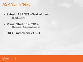 The next step from Microsoft - Vnext (Srdjan Poznic) | PPT