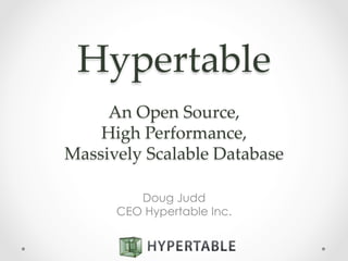 Hypertable Database | PPT