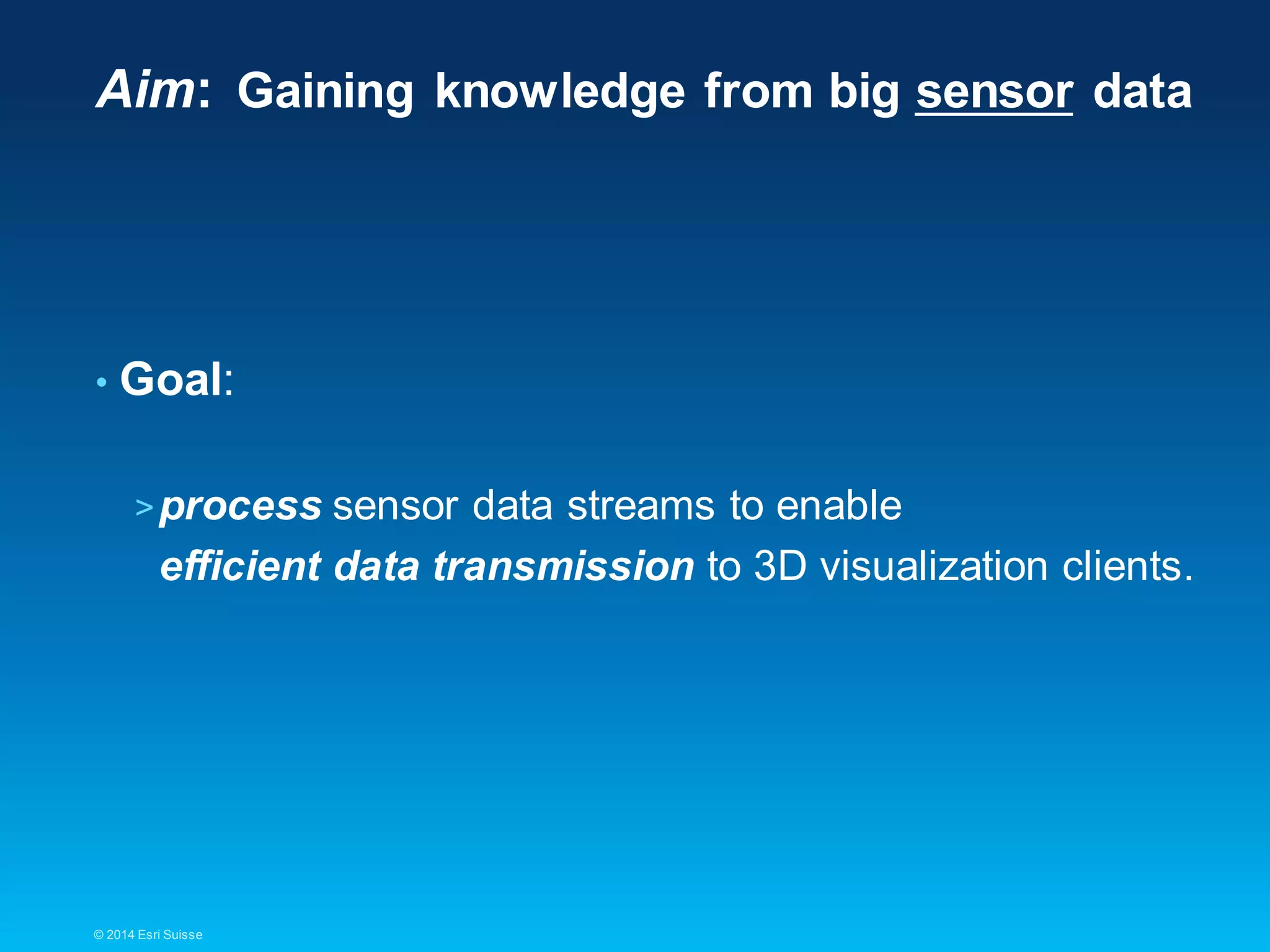 Processing Real Time Sensor Data Streams For 3d Web Visualization Ppt