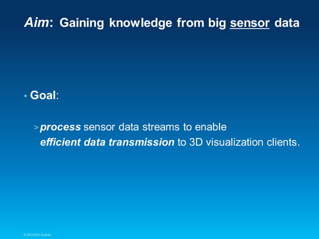 Processing Real-time Sensor Data Streams for 3D Web Visualization | PPT