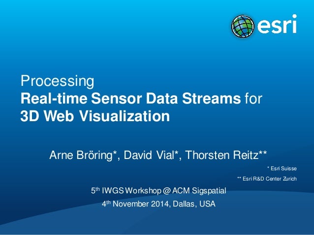 Processing Real Time Sensor Data Streams For 3d Web Visualization