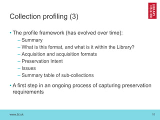 Preservation planning at the British Library | PPT