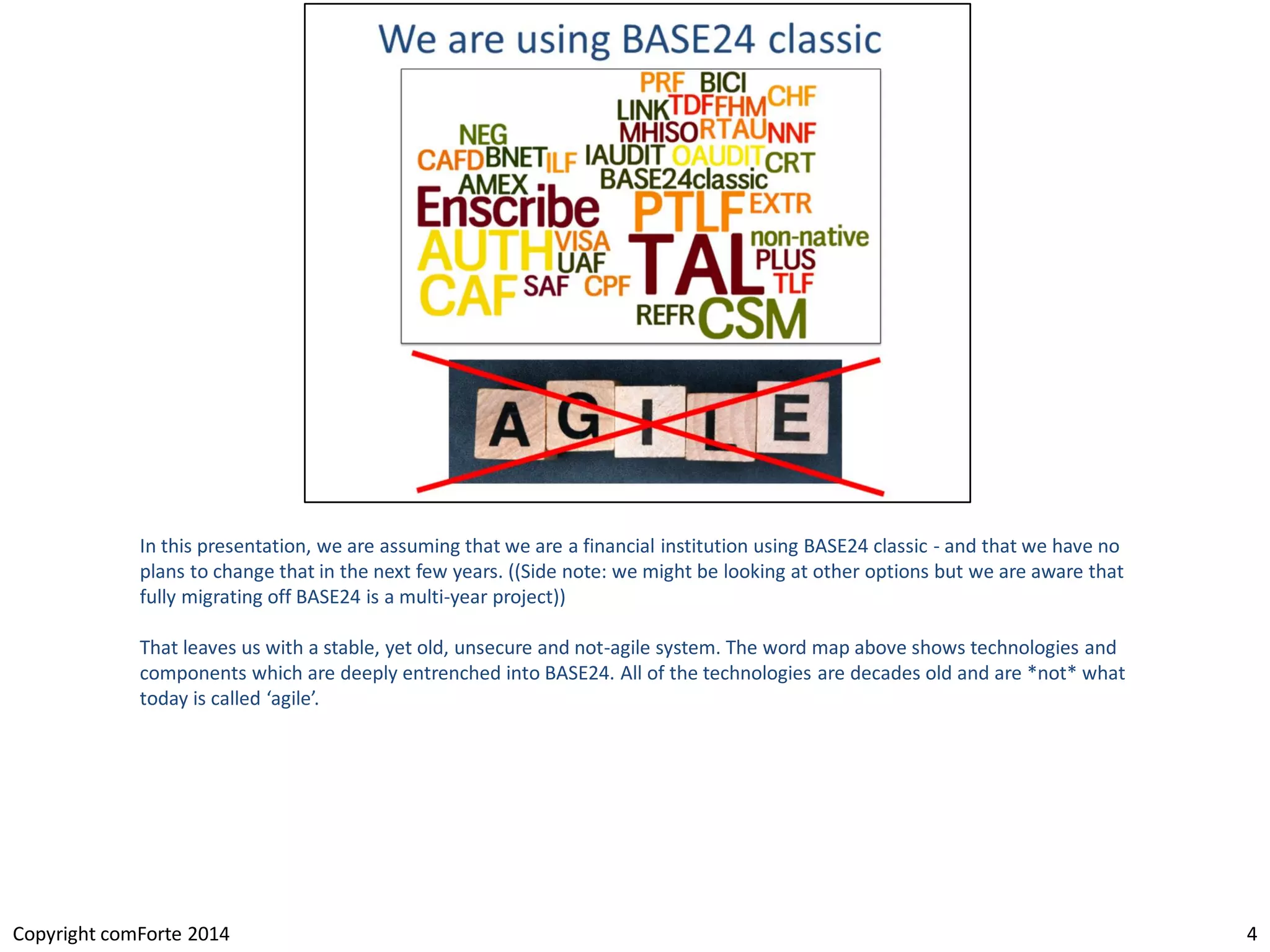 BASE24 classic - modernization options | PDF