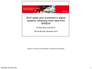 BASE24 classic - modernization options | PDF