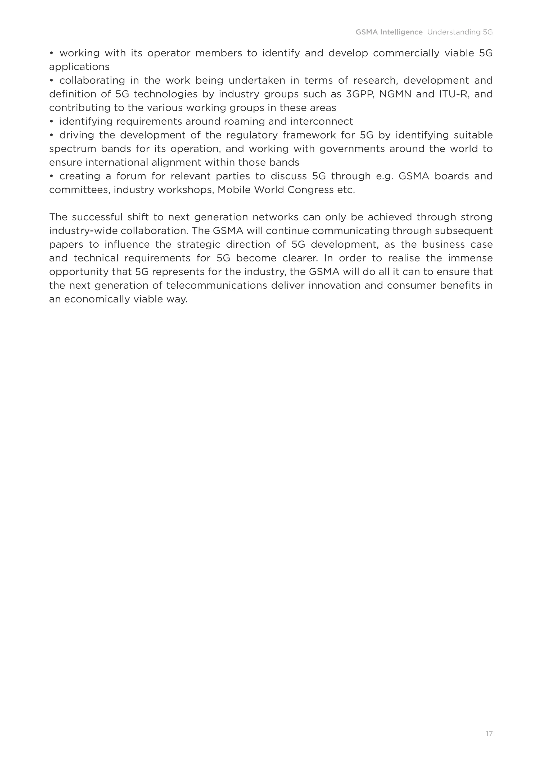 Understanding 5G by GSMA | PDF