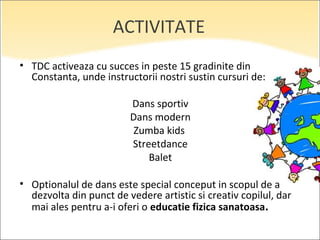 Optional de dans pentru gradinite | PPT