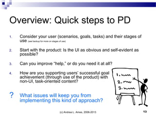 Applying Progressive Information Disclosure: User Interface Content ...