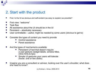 Applying Progressive Information Disclosure: User Interface Content ...