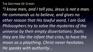 The Doctrine of Christ | PPTX