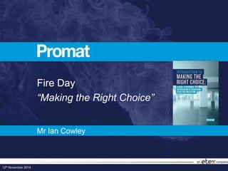 Making the Right Choice: Promat White Paper on Steel Protection by Ian ...