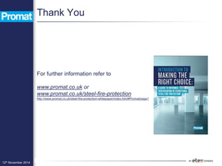 Making the Right Choice: Promat White Paper on Steel Protection by Ian ...