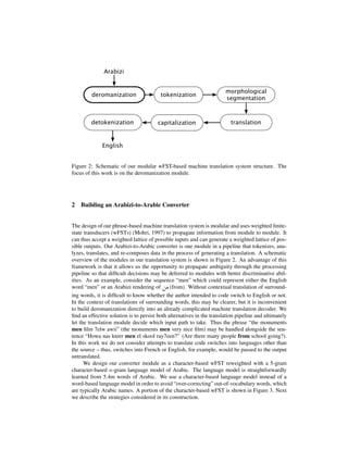 An Arabizi-English Social Media Statistical Machine Translation System ...