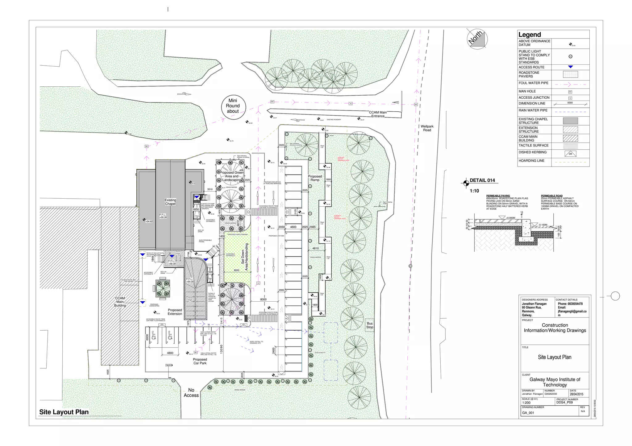 Centre for the Creative Arts and Media (CCAM) | GMIT General Arrangment ...