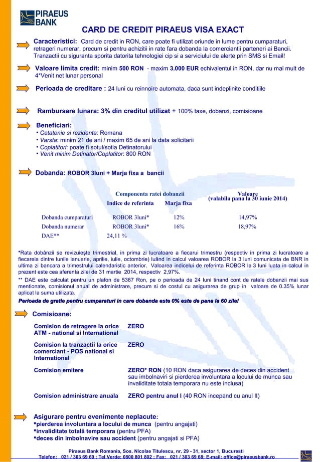 card credit piraeus bank | PDF
