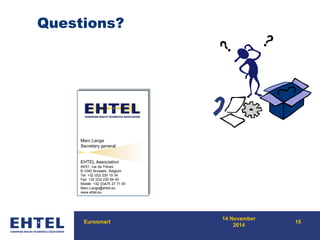 EHTEL 2014 in a nutshell | PPT