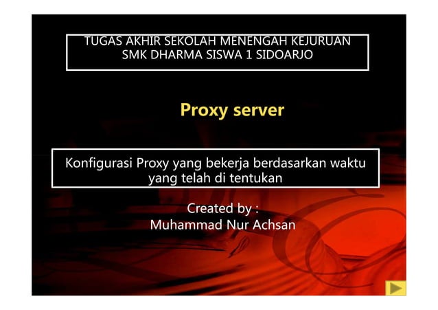 2014-34. Proxy Server | PPT