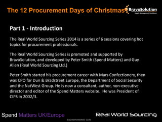 The Twelve Procurement Days of Christmas | PPT