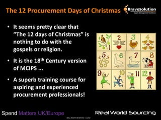 The Twelve Procurement Days of Christmas | PPT