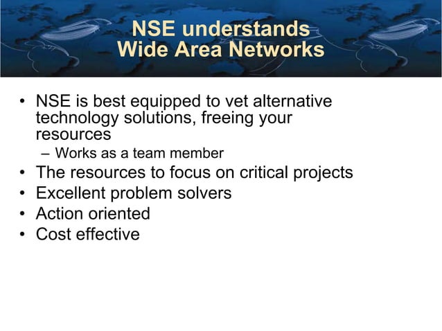 NSE Overiew PPT | PPT