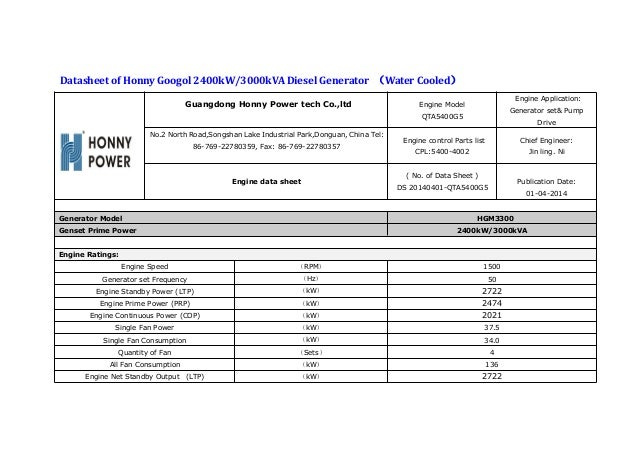 Engine Generator Set by West Stewart