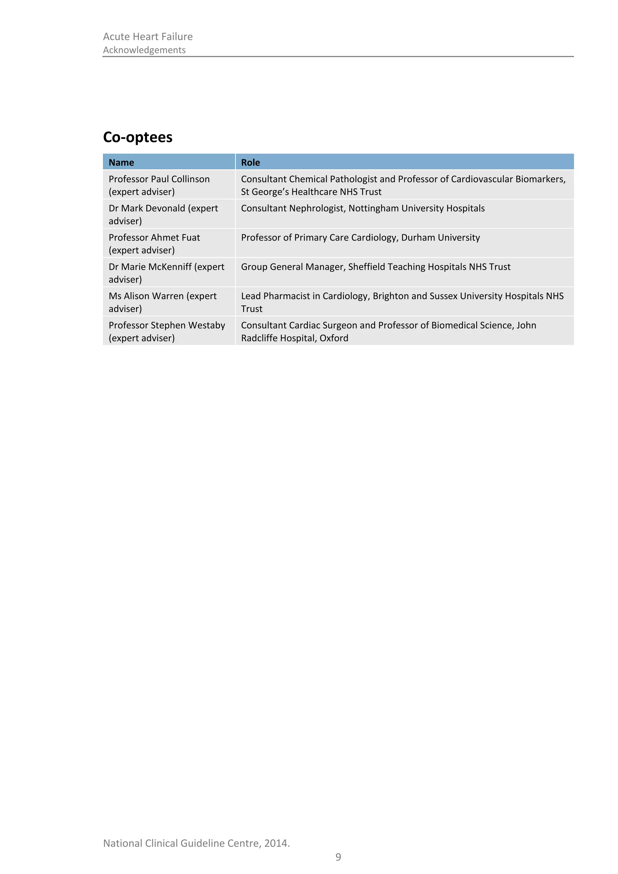 Acute heart failure: diagnosing and managing acute heart failure in ...