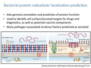 Making Protein Function and Subcellular Localization Predictions: Challenges and Opportunities | PPT