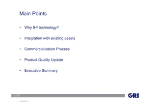 IH2 Technology: Integration With Existing Assets | PDF | Gasoline ...