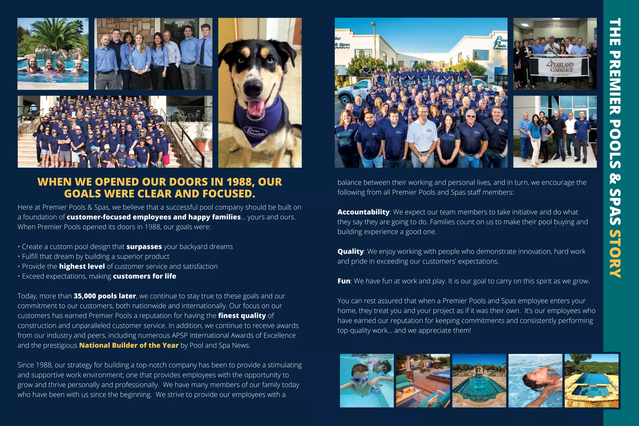 Premier Pools & Spas 2014 Brochure | PDF