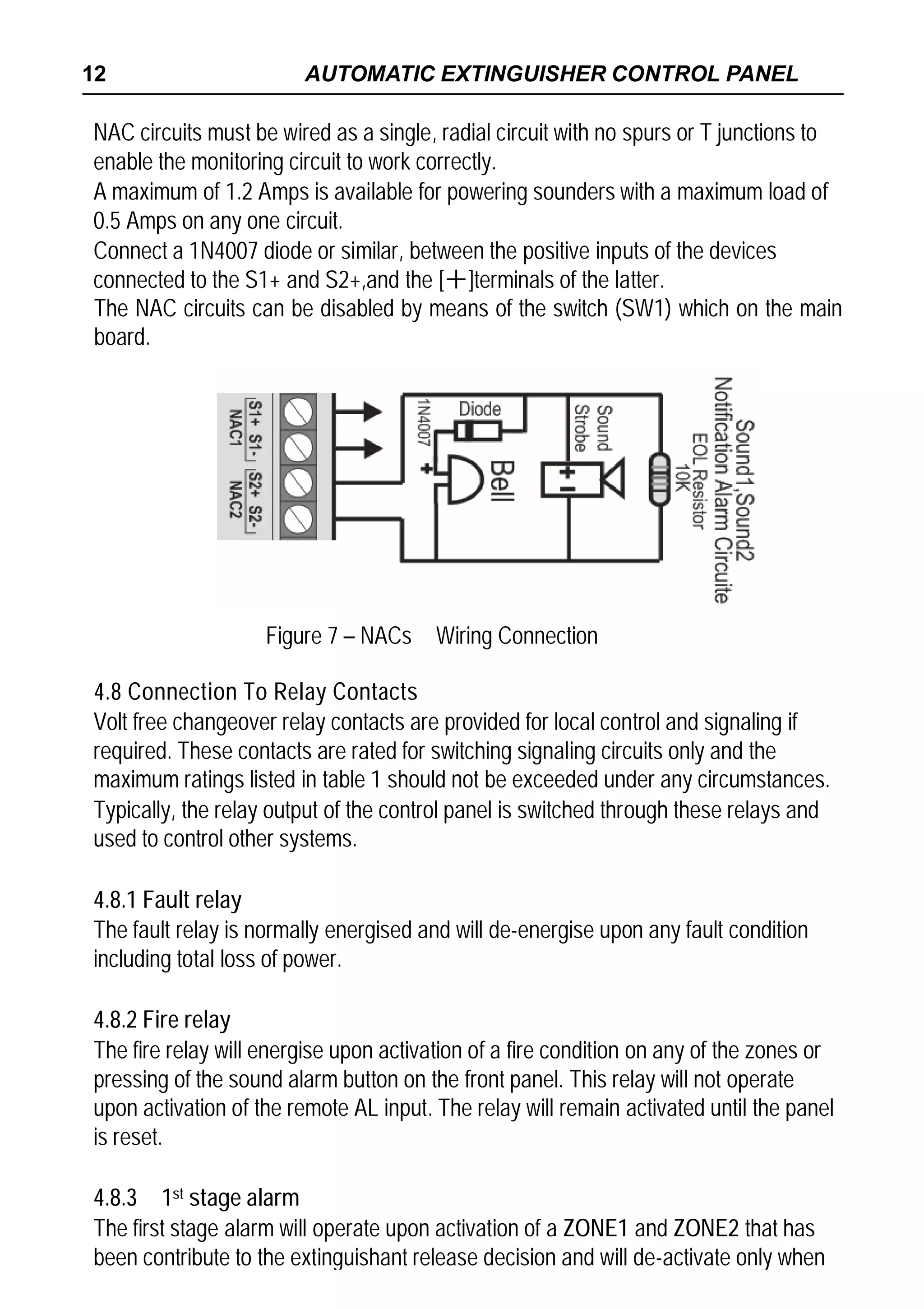 Fire Extinguisher 4 zone conventional fire control panel manual | PDF