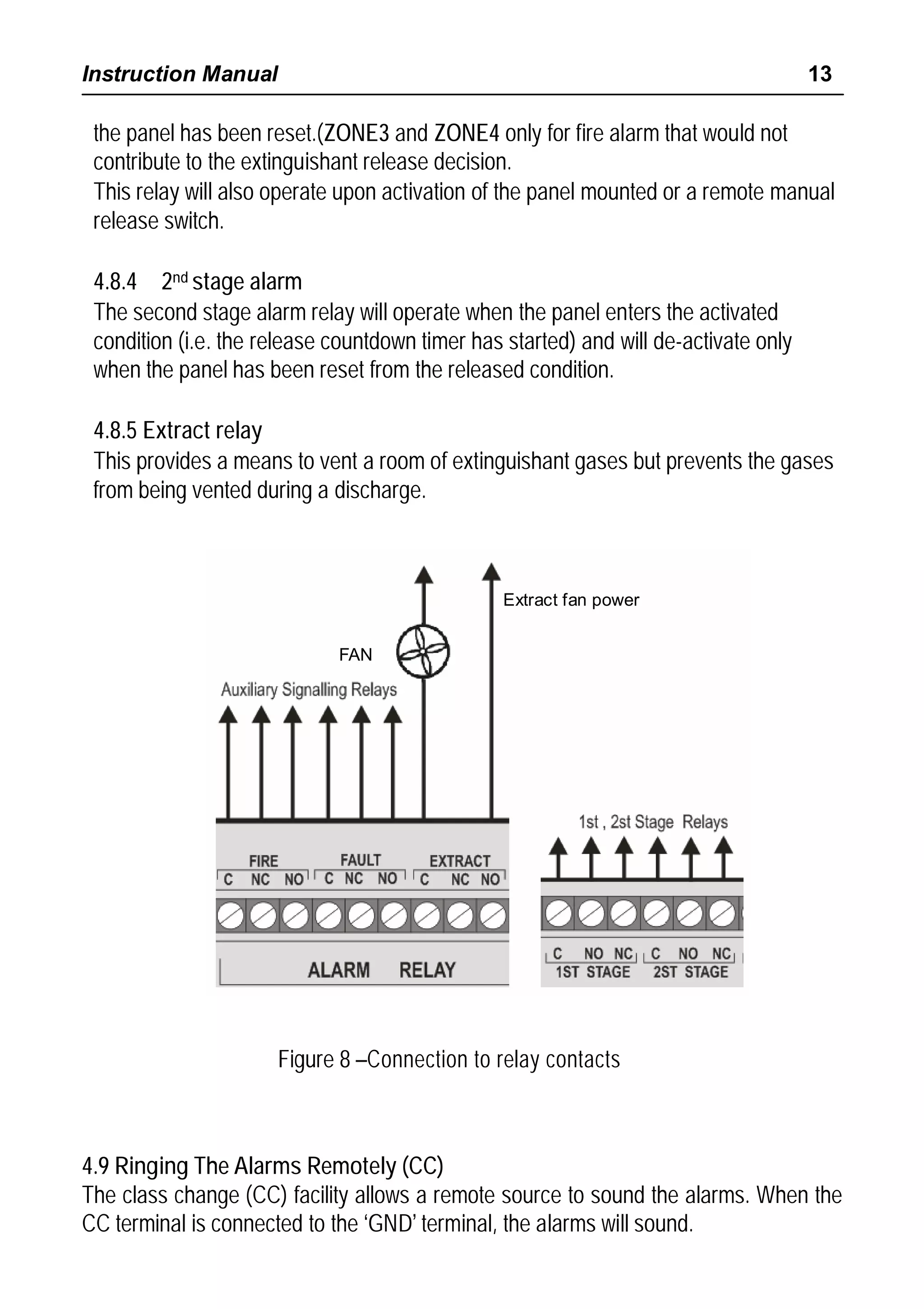 Fire Extinguisher 4 zone conventional fire control panel manual | PDF