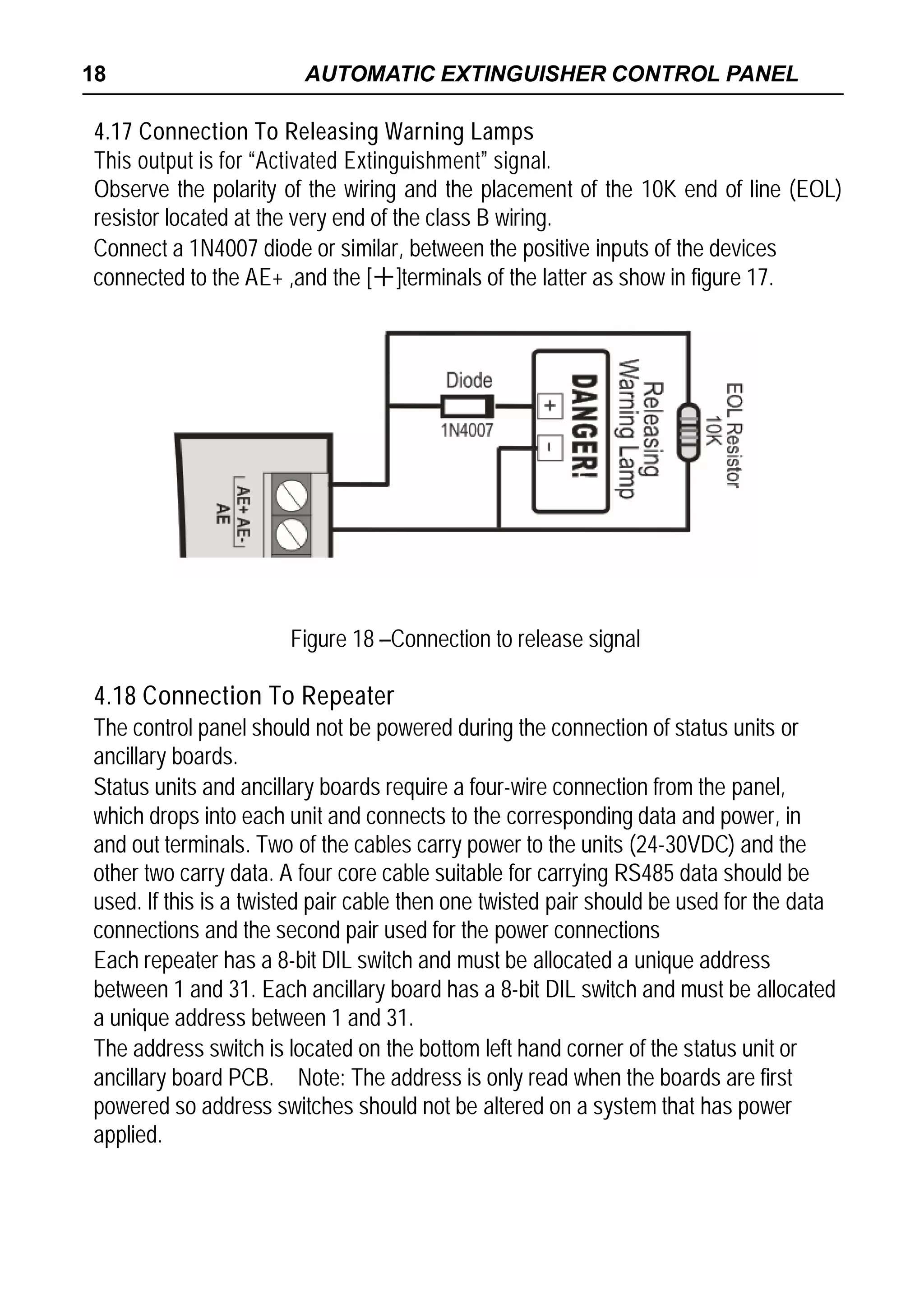 Fire Extinguisher 4 zone conventional fire control panel manual | PDF
