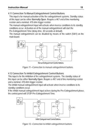 Fire Extinguisher 4 zone conventional fire control panel manual | PDF