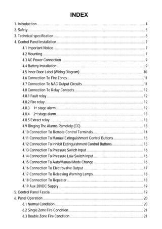 Fire Extinguisher 4 zone conventional fire control panel manual | PDF