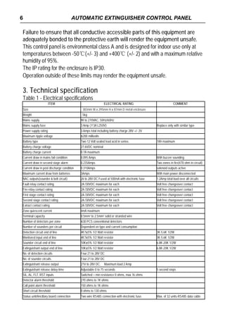 Fire Extinguisher 4 zone conventional fire control panel manual | PDF