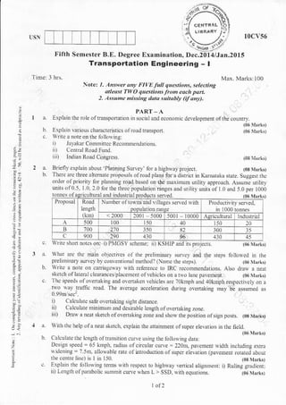 5th Semester (December; January-2014 and 2015) Civil Engineering ...