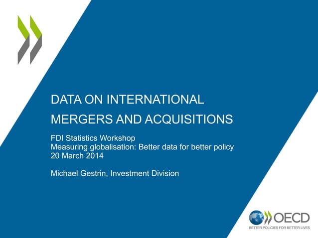 Data on international mergers and acquisitions - Michael Gestrin - 2014 ...
