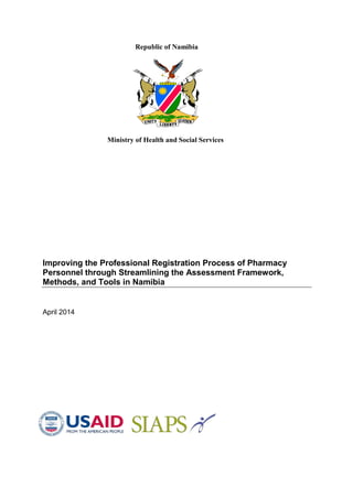 2014 improving the professional registration process of pharmacy ...
