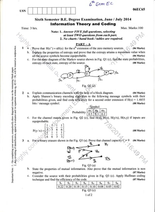6th Semester (June; July-2014) Electronics and Communication ...