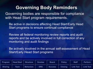 2014 Head Start Program Governance | PPT