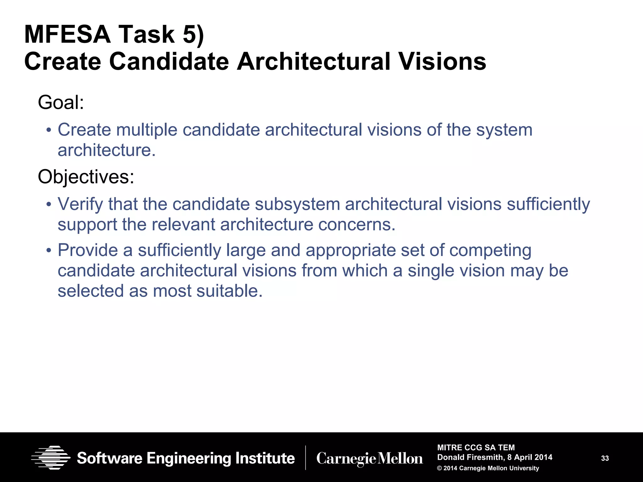 Method Framework for Engineering System Architectures - 2014 | PDF