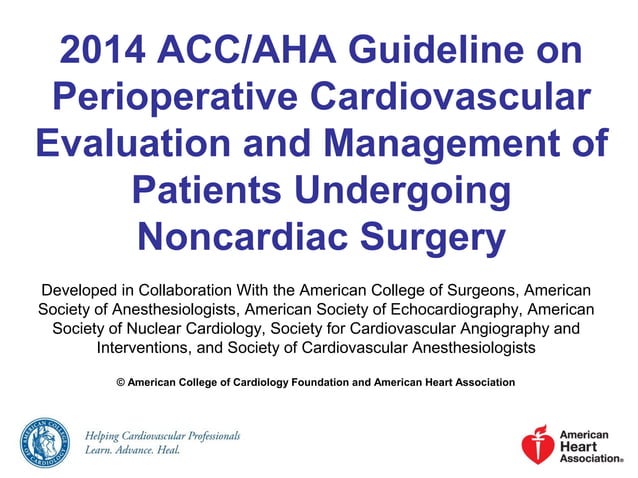 Perioperative Cardiovascular Risk assessment | PPT | Heart and Cardiovascular Diseases ...