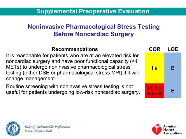 Perioperative Cardiovascular Risk assessment | PPT | Heart and ...