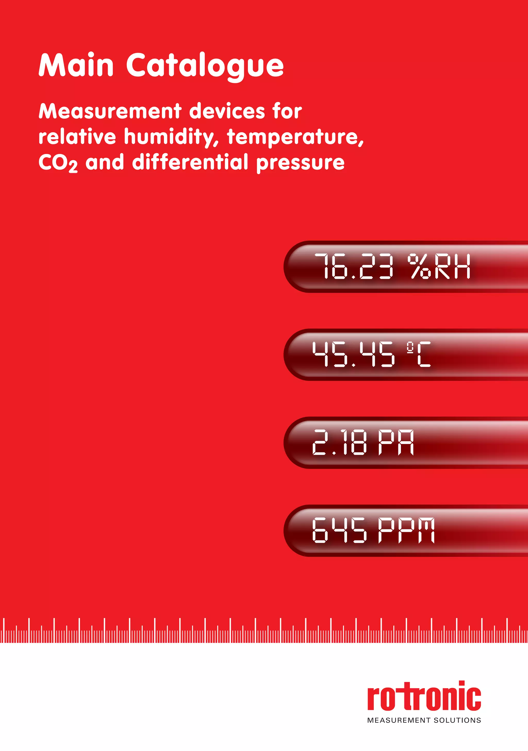 Katalog Rotronic - Humidity Data Logger, Humidity Transmitter, Water ...