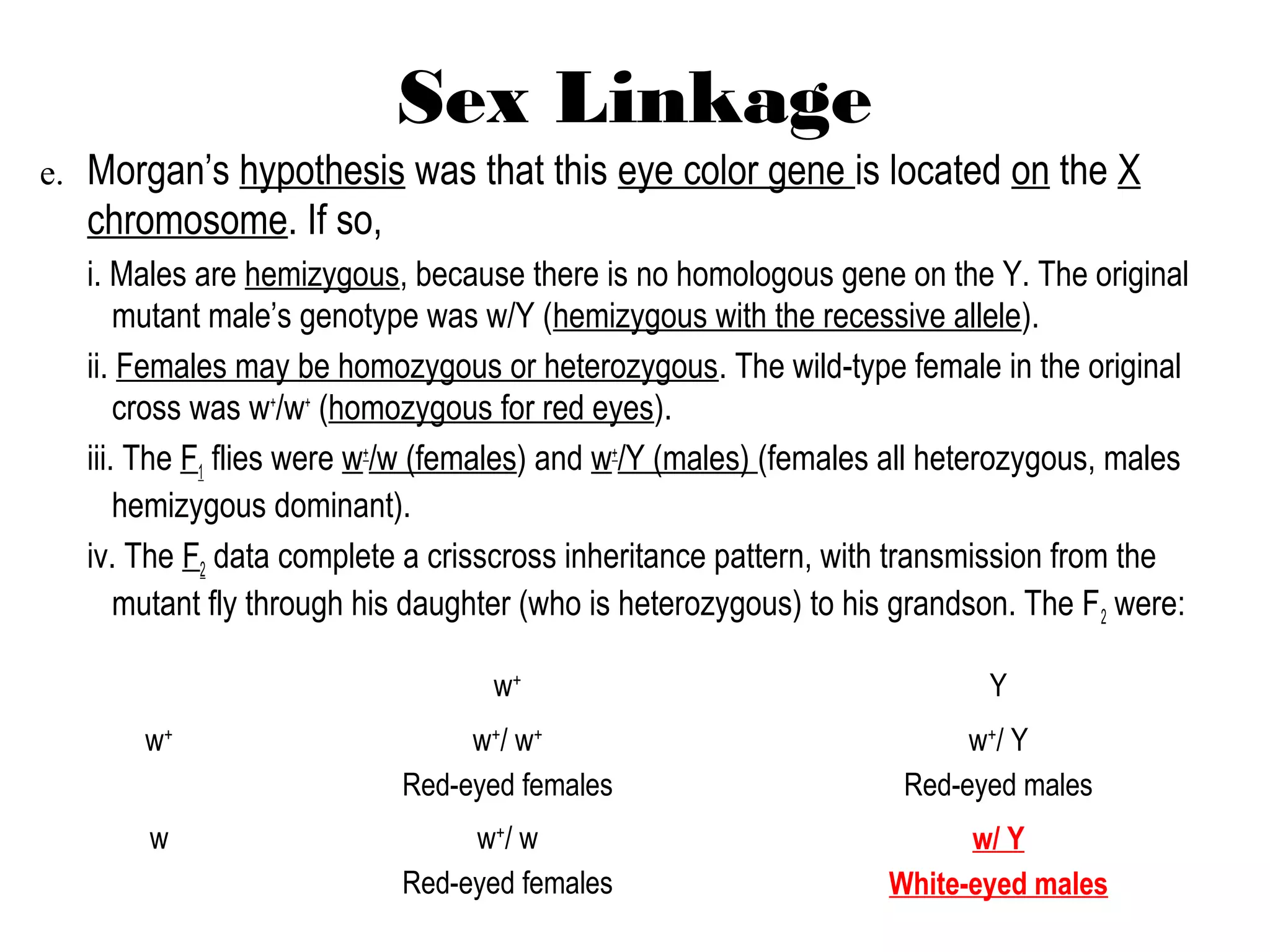 2014 sex-linkage | PPT