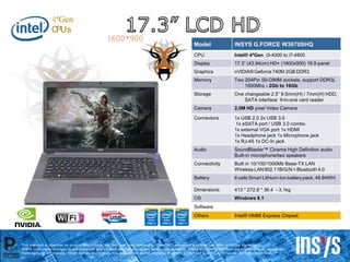 linear insys laptops 2014 Q1 | PPTX | Laptops | Computing