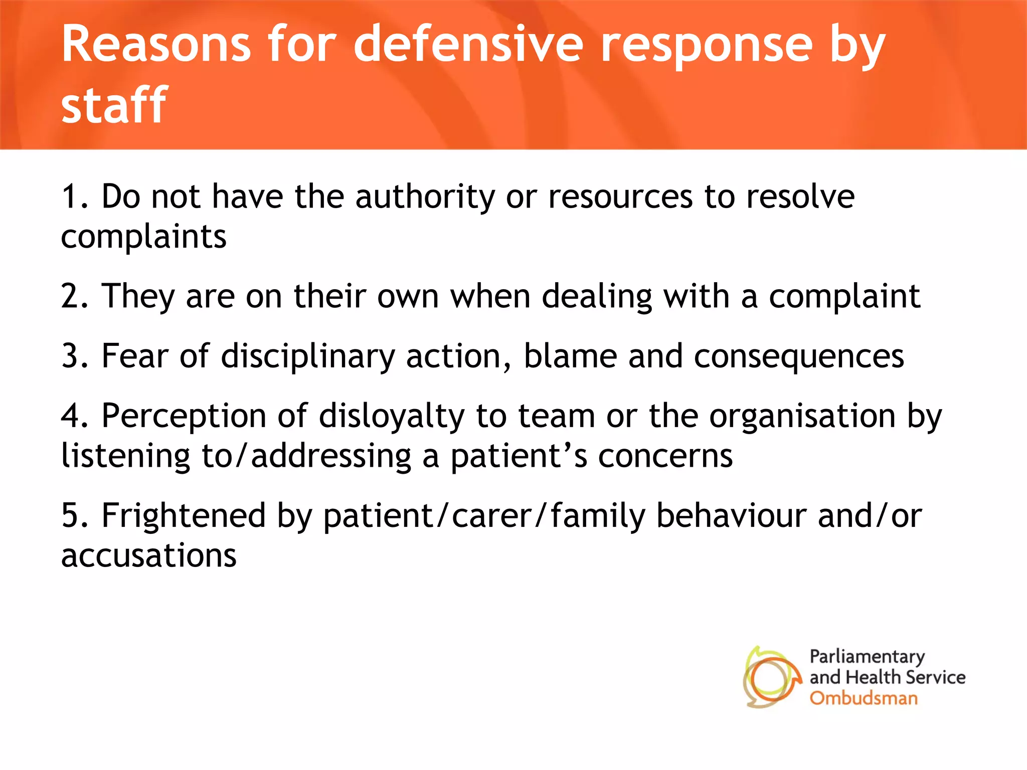 Feedback, concerns and complaints: designing good together | PPT